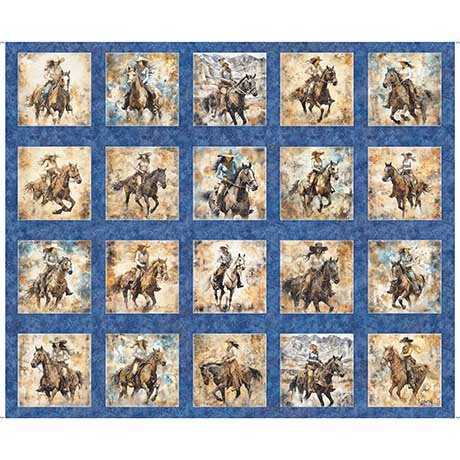 Running Wild - Horses for the Girls XLN 30625-W QT Fabrics – Whispers ...